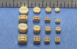Rigging Blocks for ship models - scale boxwood blocks- swiss pear-2mm ...